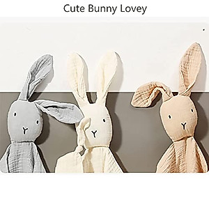 TopNature Security Blanket Loveys for Baby Organic Cotton Muslin Lovey Blanket Baby Gifts