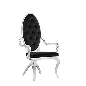Best Quality Furniture SC66-A Chair, Black