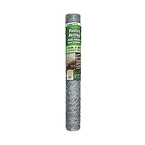 Galvanized Poultry Netting, 24-In. x 50-Ft.
