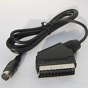 SN-RIGGOR Replacement 1.8M Scart Lead Cable Scart AV Cable for Sega Saturn RGB Scart For Sega Saturn