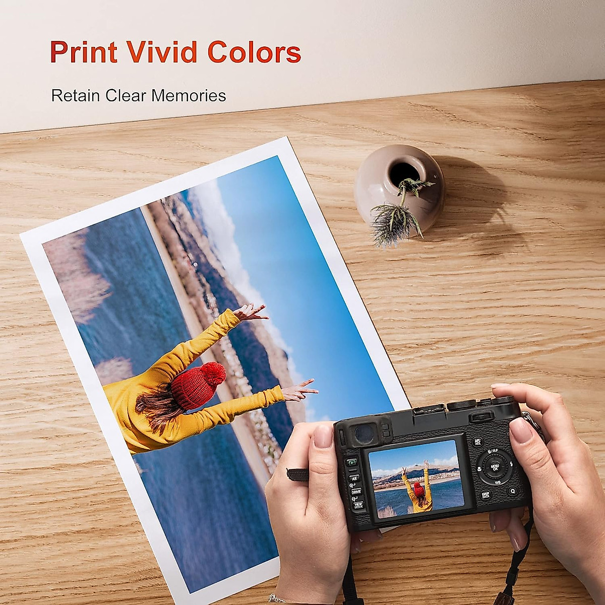 65XL Ink Cartridge Combo Pack replacemet for HP 65 Ink, 65 65XL ejet Remanufactured Ink Work with HP DeskJet 3772 3755 3700 3722 3752 2655 2622 2652; Envy 5055 5052 5058 Printer (1 Black, 1 Tri-Color)