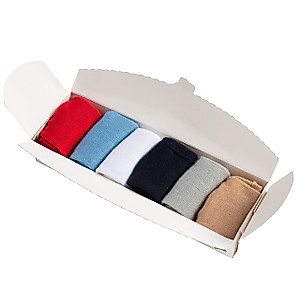 Silky Toes Infant Rayon from Bamboo Socks Baby Boy Girl Gift Set- 6 Pairs (0-6 Months, Sporty (2) 6 Pairs)