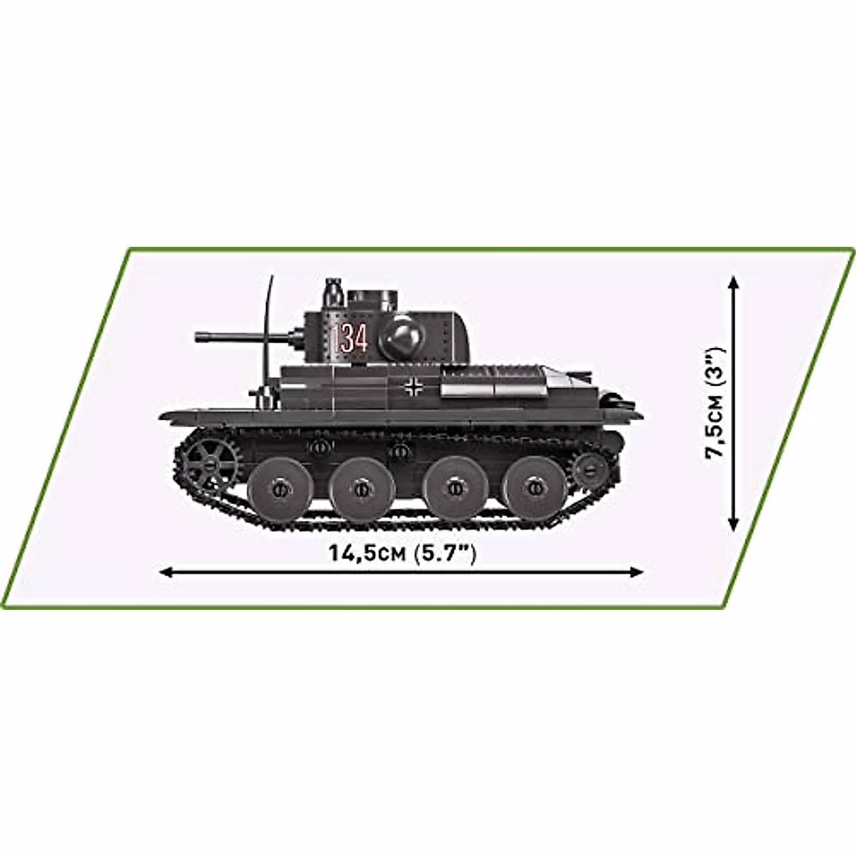 COBI Historical Collection WWII Battle of Arras (1940) Matilda II vs Panzer 38
