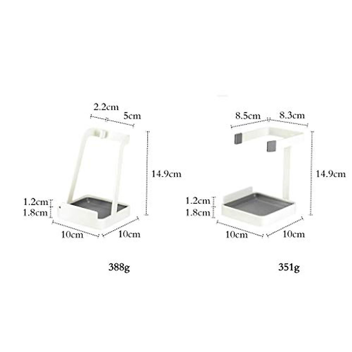 DRNKS Lid Rack Lid Racks for Kitchen Countertops, Sitting Racks for Pots, Racks for Soup Spoons with Water Tray Applicable to kitchen stove (Color : B)
