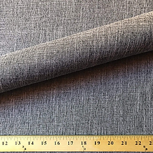 Gray Menswear Light Semi-Sheer Linen Upholstery Fabric 54" by The Yard