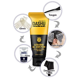 DASHU Premium Ultra Bond Gel Down Perm 3.5oz – Helps tame frizzy hair