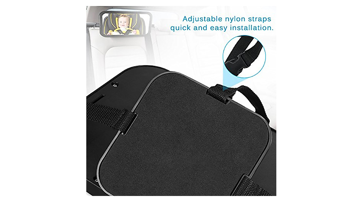 DARVIQS Baby Car Mirror - Safety & Visibility Guaranteed