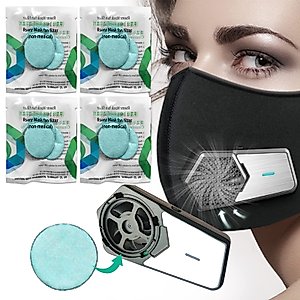 Rsenr Fan Filter Compatible with Rsenr R11 Portable Wearable Air Purifier Maskes Fan Filter(20 PCS) (HEPA Filter)
