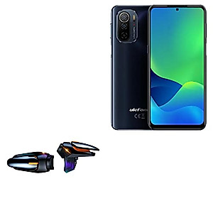BoxWave Gaming Gear for Ulefone Note 13P (Gaming Gear by BoxWave) - Touchscreen QuickTrigger Auto, Trigger Buttons Autofire Gaming Mobile FPS for Ulefone Note 13P - Jet Black