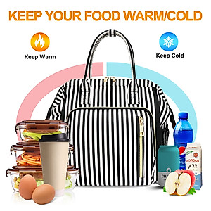 YESBAG Lunch Bag,Large Water-Resistant Leakproof Insulated Lunch Box Cooler Tote Bags for Work,Travel and Picnic,Women & Men