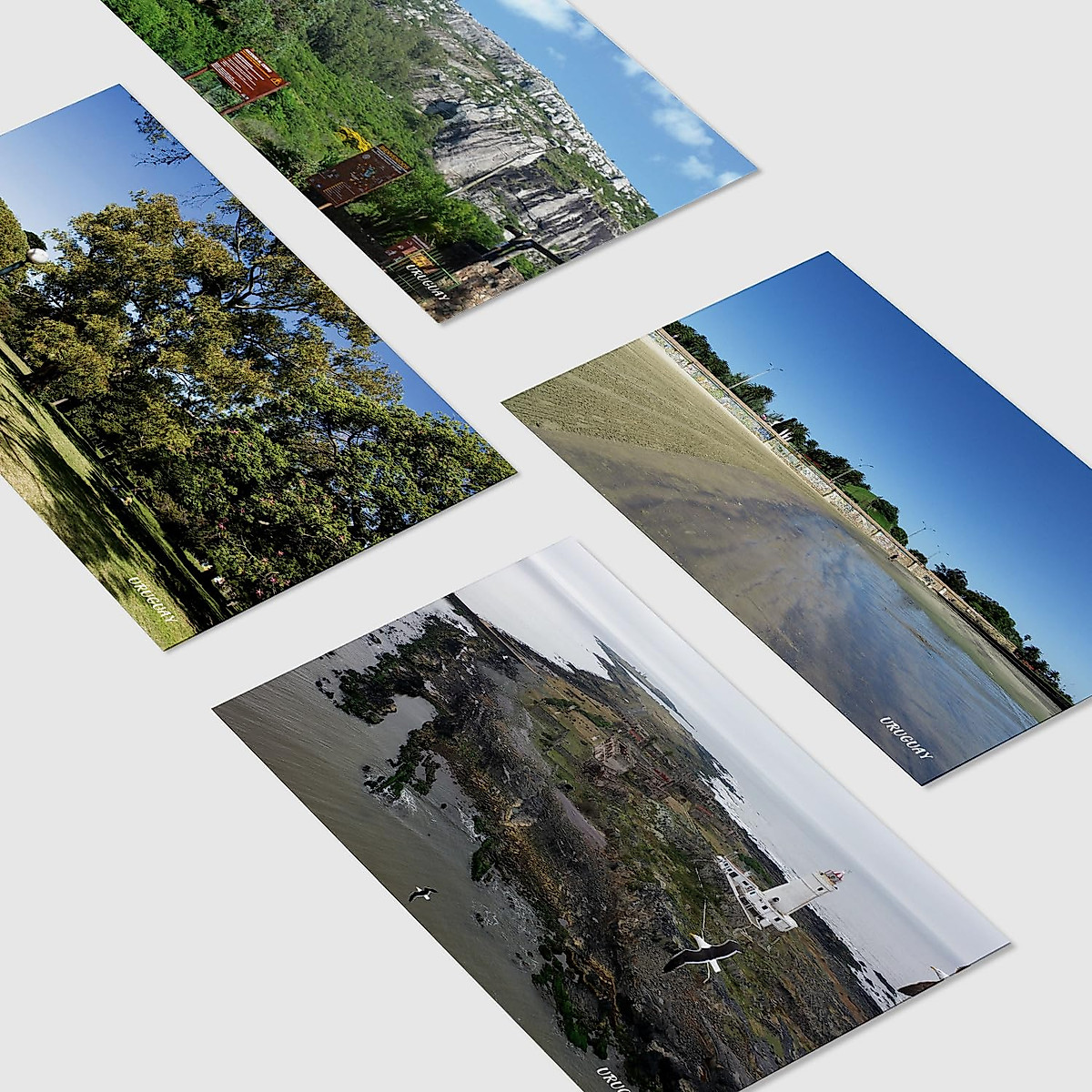 Dear Mapper Uruguay Natural Landscape Postcards Pack 20pc/Set Postcards From Around The World Greeting Cards for Business World Travel Postcard for Mailing Decor Gift