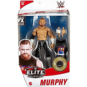 WWE Murphy Elite Collection Action Figure, 6-in/15.24-cm Posable Collectible Gift for WWE Fans Ages 8 Years Old & Up