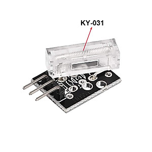 uxcell Percussion Knock Sensor Module with LED KY-031 for DIY Starter 5pcs