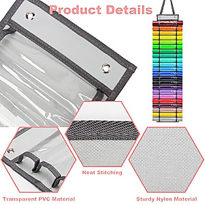 Coitak Vinyl Roll Holder, Vinyl Storage Organizer with 24 Compartments, Craft Vinyl Storage Rack, Gift Wrap Organizer, Gray