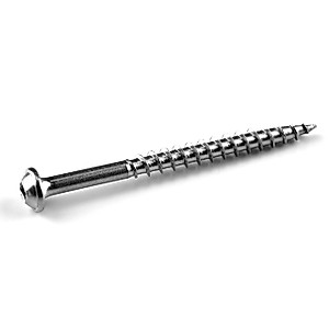 Kreg SML-C250S5-250 Stainless Steel Pocket Hole Screws - 2 1/2-Inch, #10 Coarse, Washer Head, 250 count