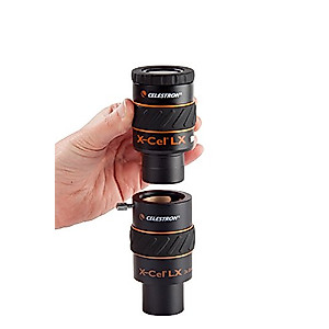 Celestron 93529 X-Cel LX 1.25-Inch 2X Barlow Lens (Black) & 93428 X-Cel LX 1.25-Inch 3X Barlow Lens (Black)