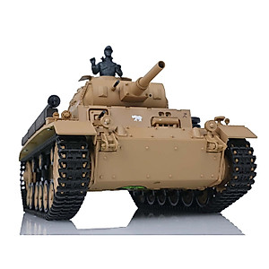 TOUCAN RC HOBBY Heng Long Tk7.0 1/16 Remote Control Tank Ir Bb Shoots Military Armored Car Smoke Effect (3849 Plastic Version)