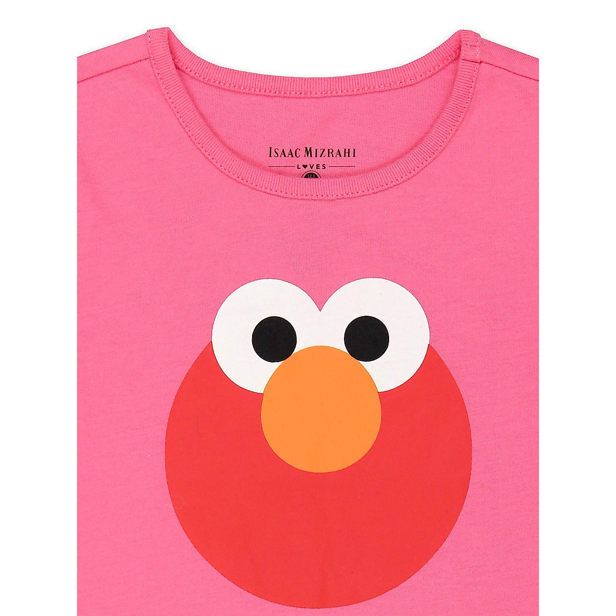 Isaac Mizrahi Loves Sesame Street Elmo Toddler Baby Long Sleeve T-Shirt Tee (2T, Pink)