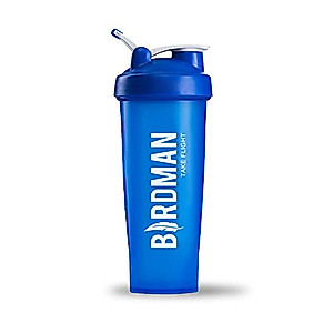 BIRDMAN Blue Shaker Bottle | Protein mixer cup, blender, mixer, pre-workout | 20.2 Fl Oz - 600 ml