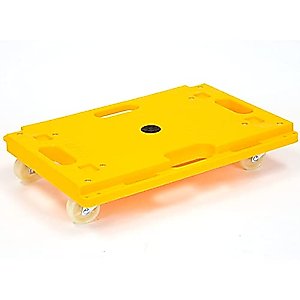 Mount-It! Furniture Dolly for Moving- Securely Holds 220 Pounds | Piano Moving Dolly Cart Also Moves Couches, Fridges, Boxes | 4 Wheel Dolly Rolls Without Harming Floors | No Assembly Required