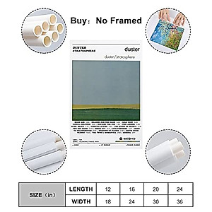 Duster Poster Stratosphere Music Cover Canvas Poster Bedroom Decoration Landscape Office Valentine's Birthday Gift Unframe-style-412x18inch(30x45cm)