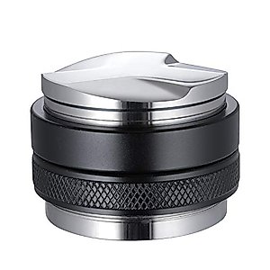 53mm Coffee Distributor & Tamper, MATOW Dual Head Coffee Leveler Fits for 54mm Breville Portafilter, Adjustable Depth- Professional Espresso Hand Tampers