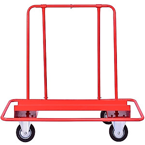 IRONMAX Drywall Sheet Cart, Heavy Duty Dolly Panel Truck w/ 4 Wheels & Protective Sloping Angle, Rolling Dolly Sheetrock for Home, Warehouse, Workplace