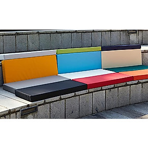 Hengz Outdoor/Indoor Bench/Swing Cushion 40 x 14 x 2 Inch Waterproof Furniture Seat Pad, Anti-Slip Bottom Settee Cushions, Bay Window Loveseat Sofa Couch Pad