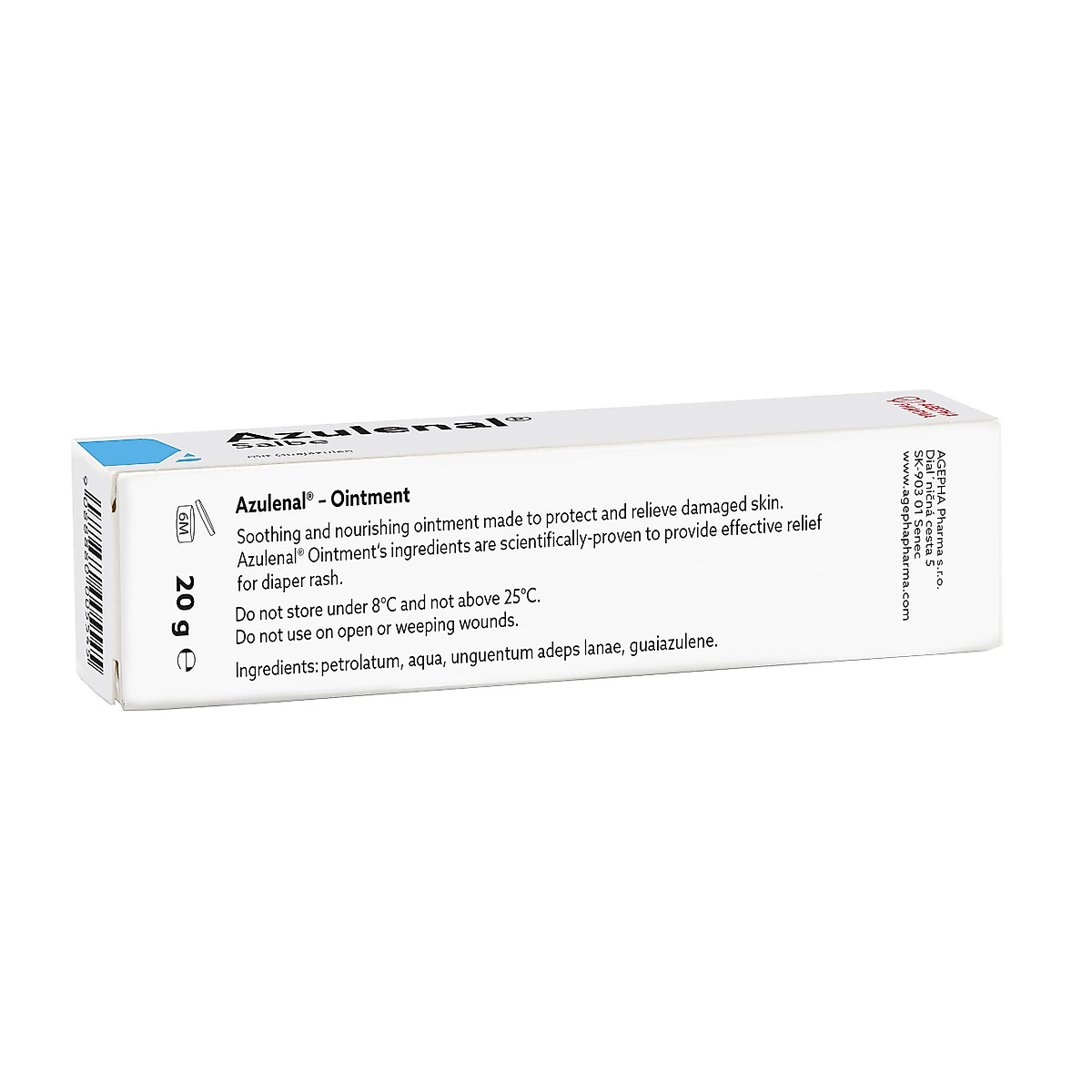 Azulenal Ointment with Guaiazulene | Wound and Healing Ointment for Diaper Rashes, Itches, Cuts, Burns, & Sore Nipples | Suitable for Use for Babies and Nursing Mothers | Made in Europe