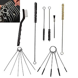 DIY Crafts 17 Pc HVLP Spray Gun Cleaning Maintenance Kit Brush Wire Lubricant Cleaner Spray Gun Cleaning Set for HVLP Gravity, Suction, Detail Paint Guns, Airbrush (Design No # 3, Maintenance Kit)