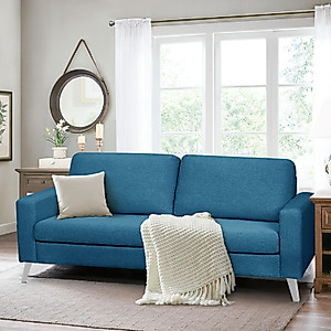Esright Blue Sofa Couch, 2 Seats Sofa for Living Room 79" Wide, Oversied Loveast for Bedroom and More