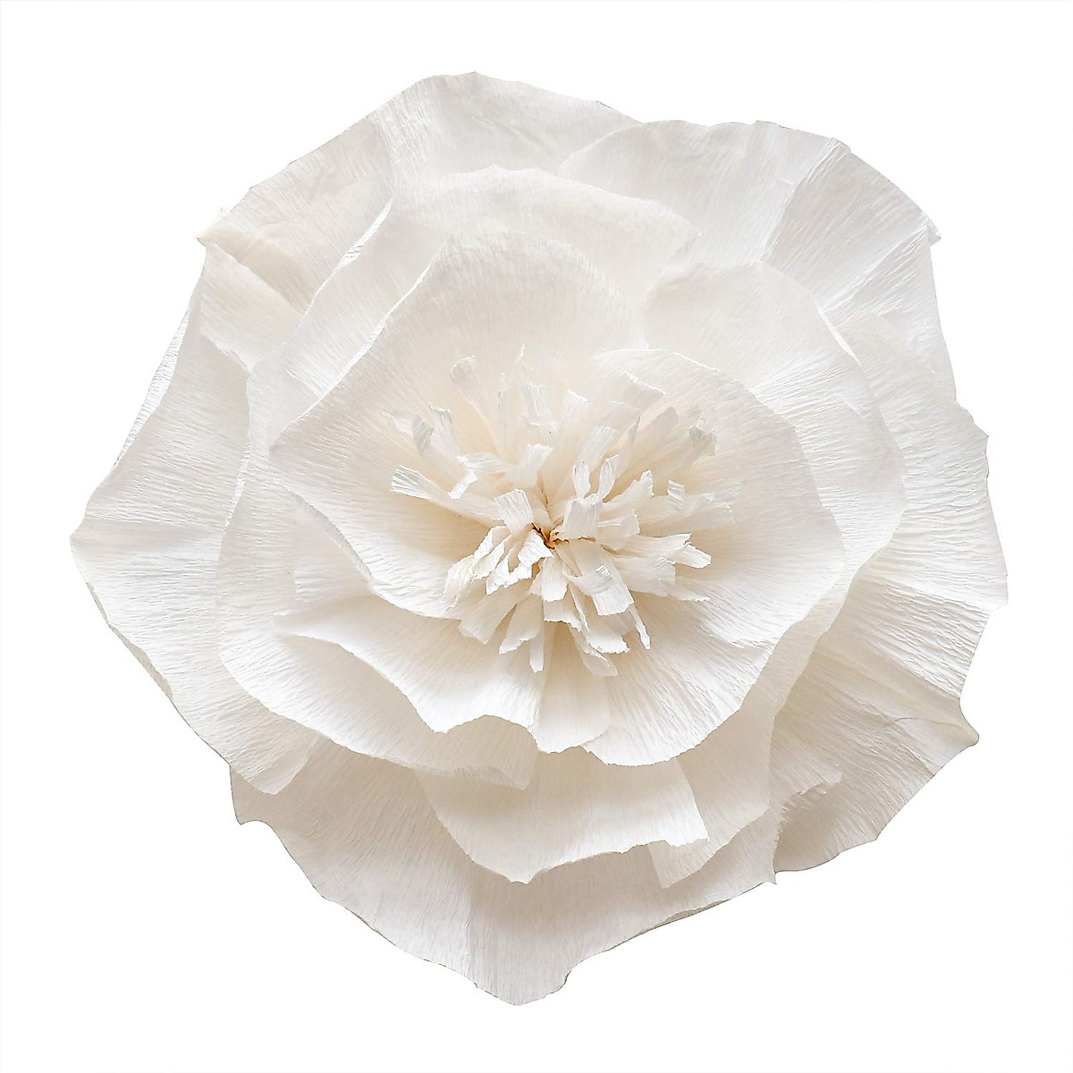 13 Pieces 3D Paper Flowers Pink White with Trees 10" 8" 6" 4" Craft DIY Large Wall Decorations Pom Pom Giant Backdrop Photo Booth Baby Shower Decor Centerpiece Wedding Birthday Party Craft Art