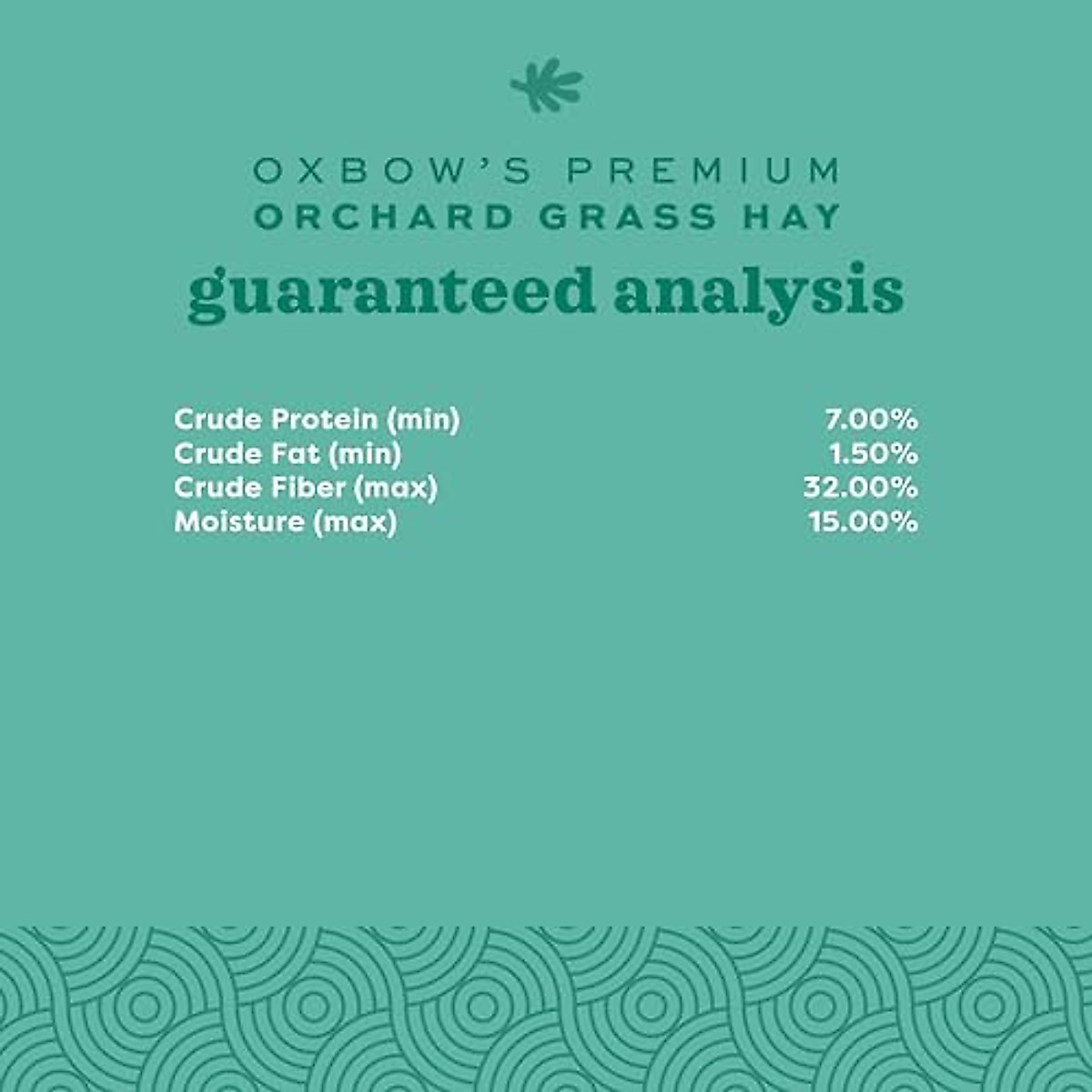 Oxbow Animal Health Orchard Grass Hay - All Natural Grass Hay for Chinchillas, Rabbits, Guinea Pigs, Hamsters, Gerbils & Other Small Pets - Fiber Rich- Grown in the USA- 9 lb.