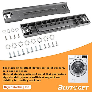 2024 UPGRADED SKK-7A SKK8K Samsung washer dryer stacking kit - Compatible for Samsung 27-Inch Front-Load Washers and Dryers - Samsung laundry stacking kit-Replaces Part SKK-7A, SKK-8K, SK-5A, SK-5AXAA