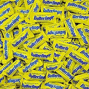 Butterfinger Fun Size Chocolate Bar – Crispy, Crunchy, Peanut-buttery Butterfinger Bars – Fun size individual Wrapped Bulk Candy Pack (2 Pound)