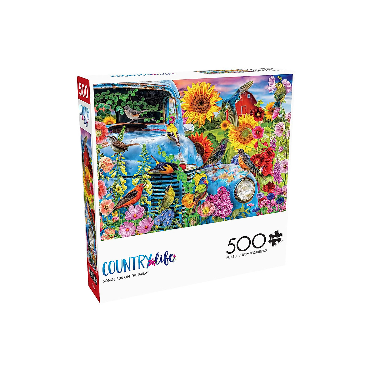 Buffalo Games - Country Life - Songbirds on The Farm - 500 Piece Jigsaw Puzzle