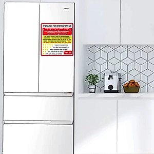 Short Term Rentals 5 Star Rating Explanation Magnets 5 x 5 Inch Short Term Rentals Rating Review Magnets - 5 Star Review Magnet for Short Term Rental Business 2 Pcs