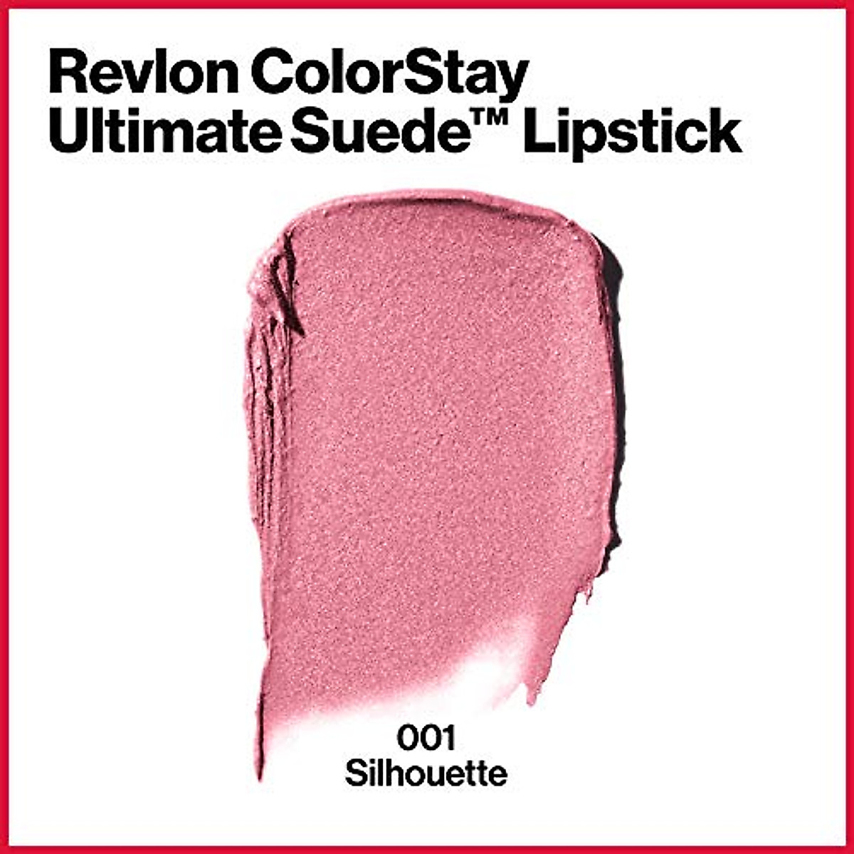 REVLON ColorStay Ultimate Suede Lipstick, Longwear Soft, Ultra-Hydrating High-Impact Lip Color, Formulated with Vitamin E, Silhouette (001), 0.09 oz