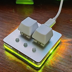 AMJUDOT OSU Keyboard-OSU Keypad Gaming PC One Handed Gaming Keyboard Cherry Switches for Mechanical Keyboard （Type-C-Tea Cherry Tea