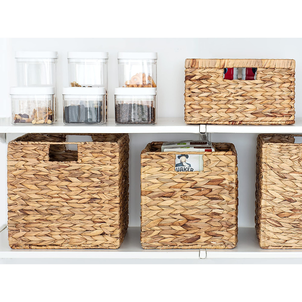 StorageWorks Water Hyacinth Storage Baskets