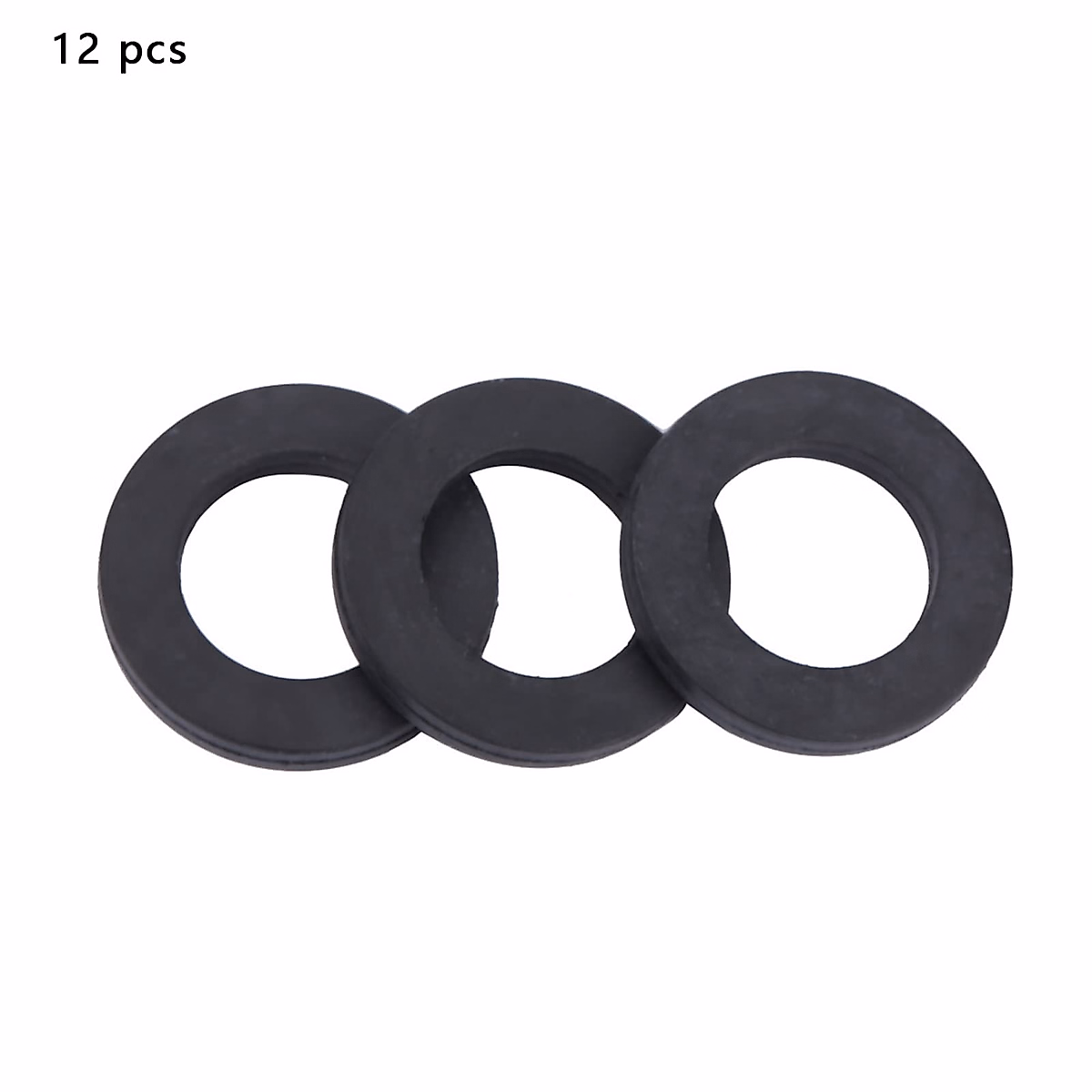 Spare Parts R 12Pcs Washer Ring Shower Faucet Water Pipe Rubber Replacement for Sealing (3/4)