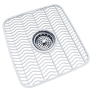 Rubbermaid White Twin Sink Mat 1295-06-WHT
