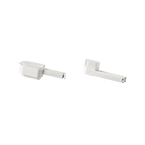 Yvey Food Clip Set, 2 Sizes, Flip-Up Chip Bag Clips for Airtight Food Storage, Durable Plastic Sealing Clips (Square)