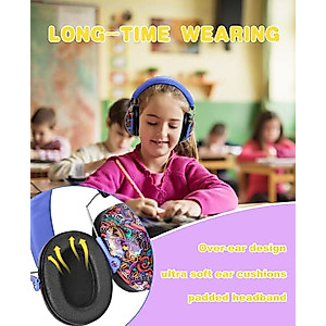PROHEAR 032 Kids Ear Protection - Noise Cancelling Headphones Ear Muffs for Autism, Toddlers, Children - SYMBOL MUSIC