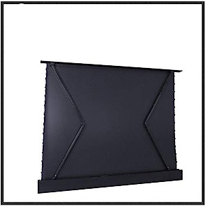 WSSBK 92 inch 16:9 Floor Rising Electric Anti Light Motorized Projection Screen for Short Throw Laser Projector