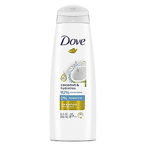 Dove Nutritive Solutions Coconut & Hydration Shampoo, 12 fl oz (Pack of 2)