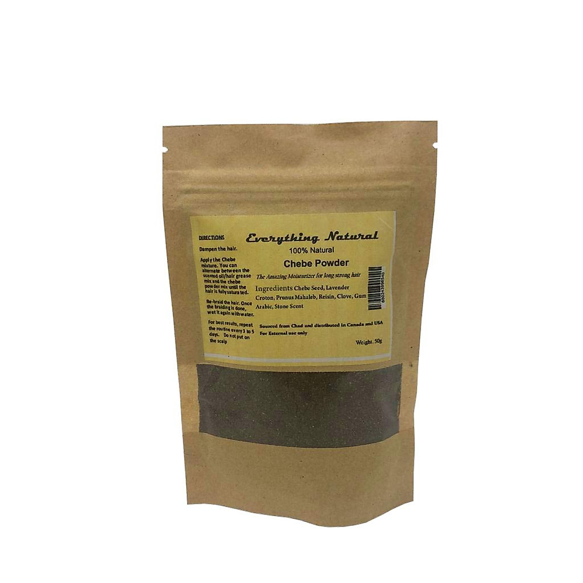 Authentic Traditional Organic Chebe powder from Chad 50g (1.76 ounce)