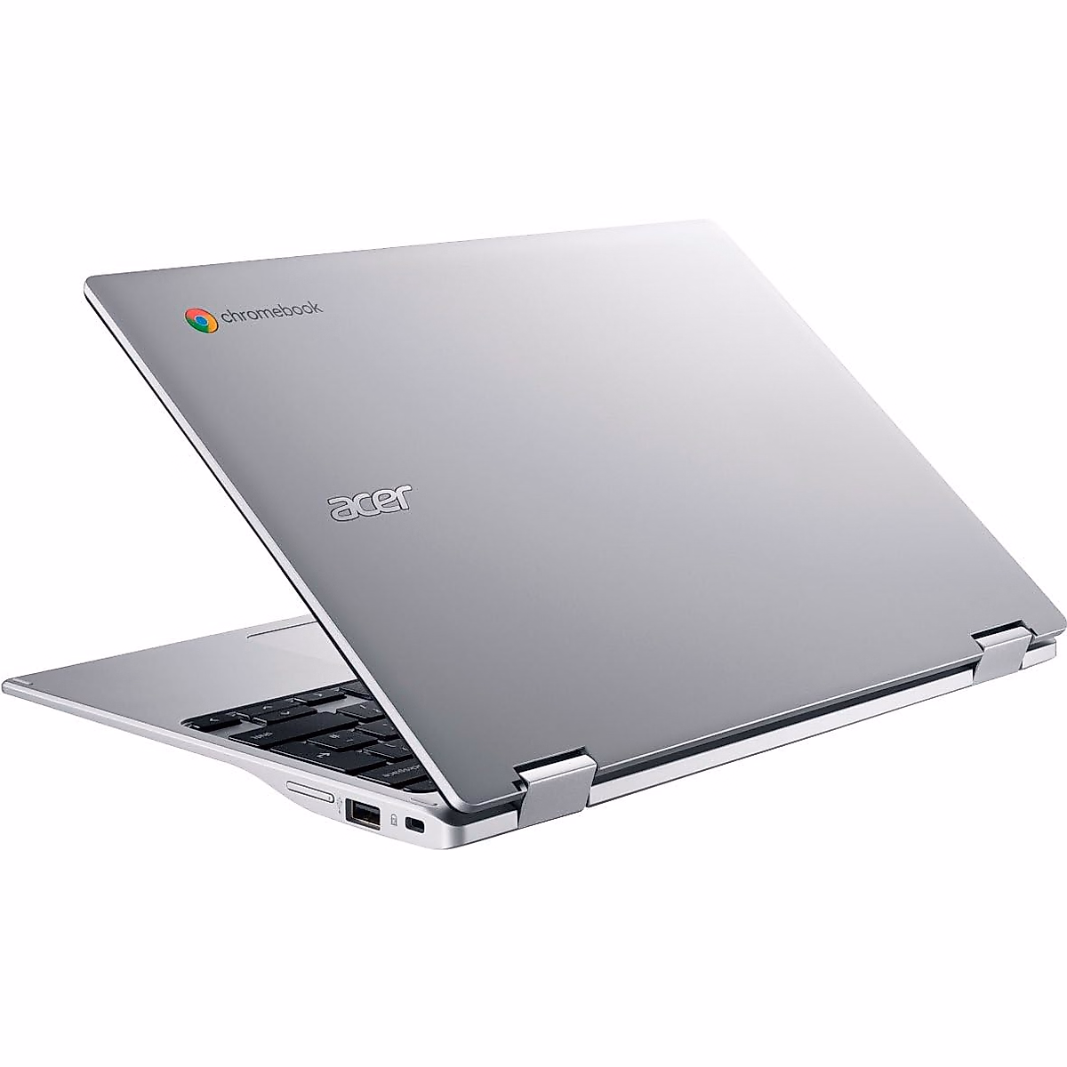 Acer - Chromebook Spin 311| 11.6" 2-in-1 Touch Screen Laptop|MediaTek Kompanio 500 MT8183C|4GB LPDDR4X|64GB eMMC (Pure Silver) (CP311-3H-K5WQ)