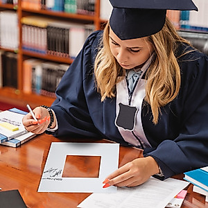 Hiwhy Signature Board 11x14 Picture Frame with 5x7 Mat for Graduation Wedding Birthday Guest Book Party Signing, Wall and Tabletop Display