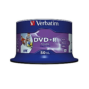 Verbatim DVD+R 4.7GB 16x SP 50 PR- 43512